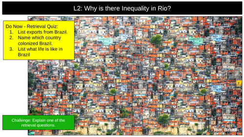 Brazil Inequality Rio | Teaching Resources