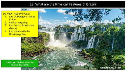 Brazil Physical Features | Teaching Resources