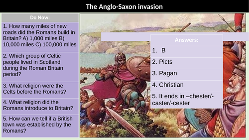 Anglo-Saxon invasion | Teaching Resources