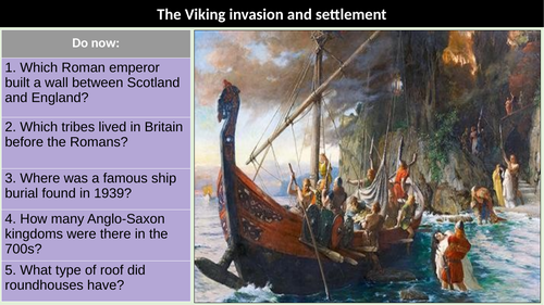 Viking invasion settlement | Teaching Resources