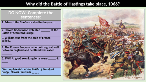 Battle of Hastings | Teaching Resources
