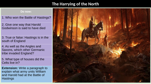 Harrying of the North | Teaching Resources