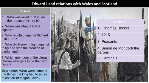 Edward I | Teaching Resources