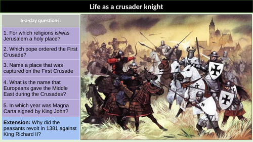 Crusader Knight | Teaching Resources