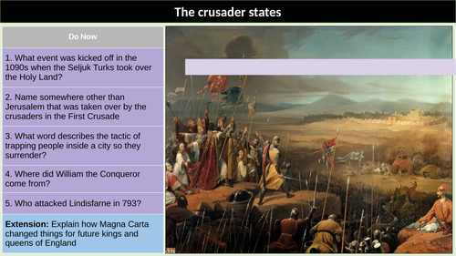 Crusader States | Teaching Resources
