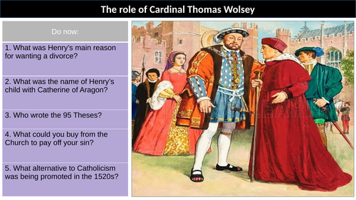 Thomas Wolsey | Teaching Resources