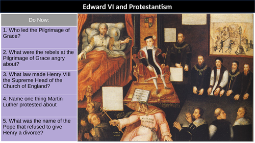 Edward VI Protestantism | Teaching Resources