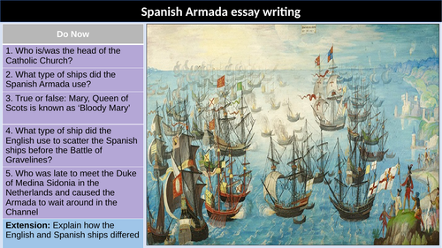 Spanish Armada essay writing | Teaching Resources