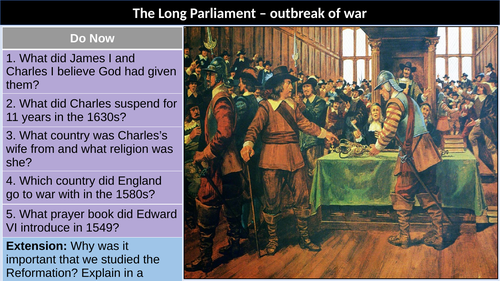 The Long Parliament | Teaching Resources
