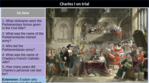 Charles I Trial and execution | Teaching Resources