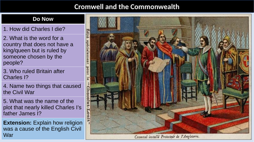 Cromwell Commonwealth | Teaching Resources