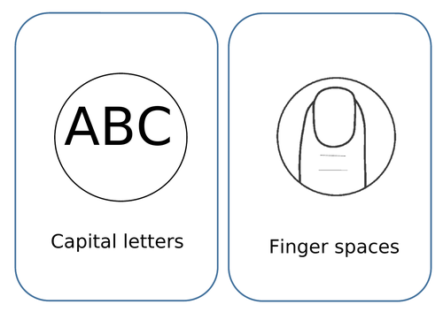 EYFS Writing Reminders | Teaching Resources EYFS Writing Reminders | Teaching Resources