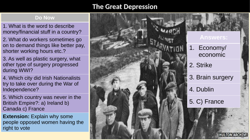 Great Depression | Teaching Resources
