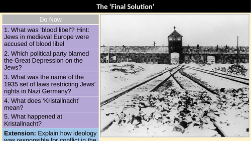 Final Solution The | Teaching Resources