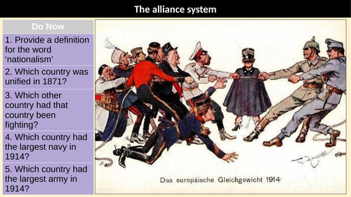 WW1 Alliance System | Teaching Resources