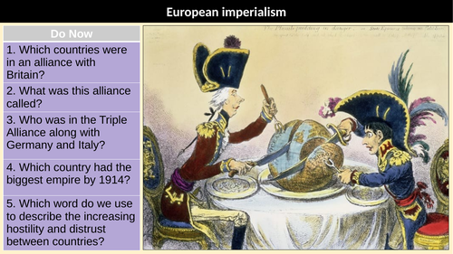European imperialism WW1 | Teaching Resources