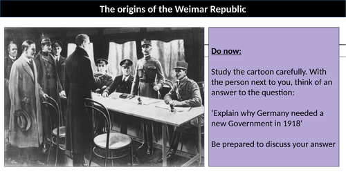 The Weimar Republic 1918–29 | Teaching Resources