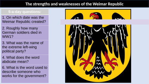 Weimar Republic | Teaching Resources