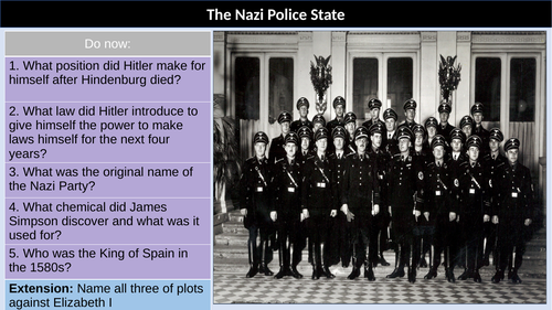Nazi Police State | Teaching Resources