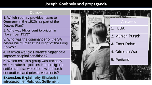 Nazi Propaganda | Teaching Resources