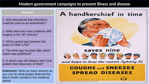Modern government health campaigns | Teaching Resources