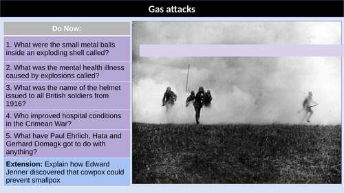 WW1 Wester Front Gas Attacks | Teaching Resources