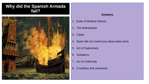 Spanish Armada | Teaching Resources