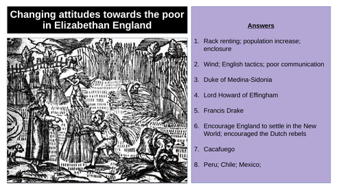 Elizabethan society poor | Teaching Resources
