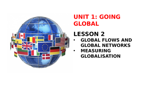 Edexcell IAL - Going Global | Teaching Resources