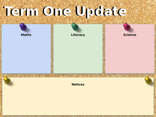 Editable Termly Updates | Teaching Resources