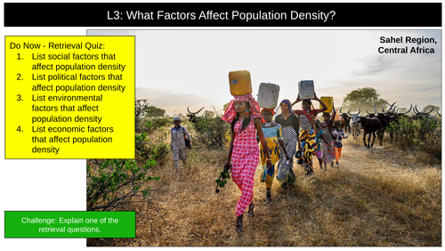 Population Density | Teaching Resources