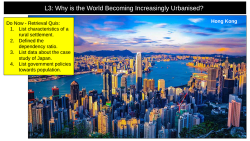 Urbanisation | Teaching Resources