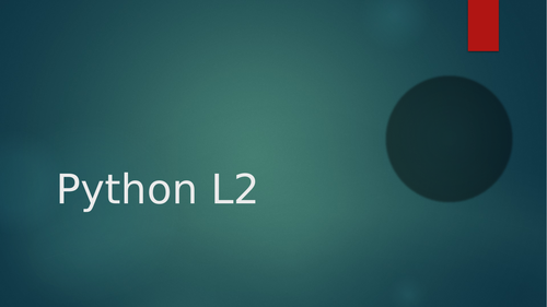 Python Programming (If/Selection) | Teaching Resources Python Programming (If/Selection) | Teaching Resources