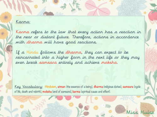 L3 Karma (Upper KS2) | Teaching Resources