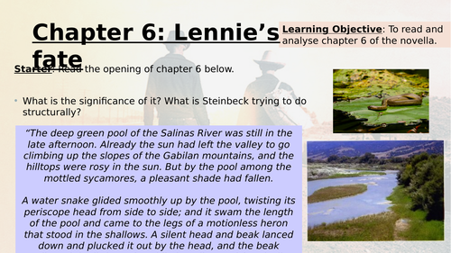 Of Mice and Men - Chapter Six | Teaching Resources Of Mice and Men - Chapter Six | Teaching Resources