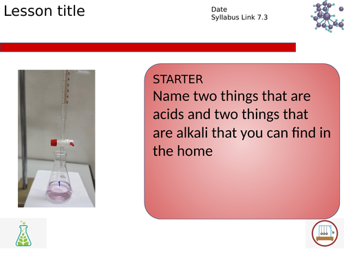 Titration IGCSE full lesson | Teaching Resources