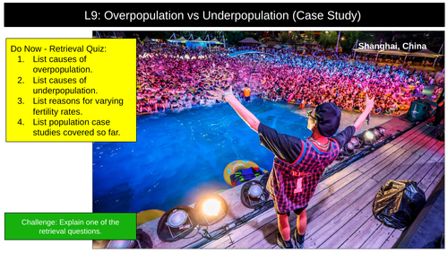 Overpopulation Underpopulation | Teaching Resources