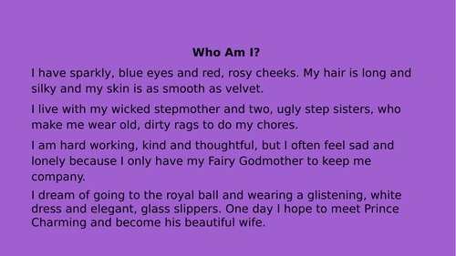 Writing Fairy Tale Character Descriptions KS1 | Teaching Resources Writing Fairy Tale Character Descriptions KS1 | Teaching Resources