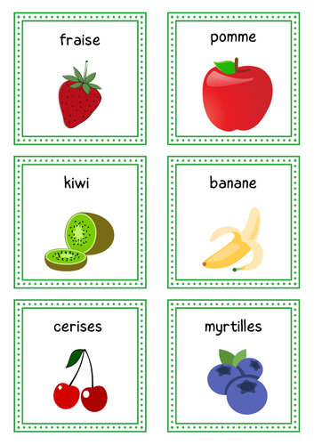 Grocery Cards French | Teaching Resources