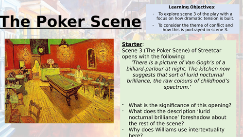 A Streetcar Named Desire - Scene 3 | Teaching Resources