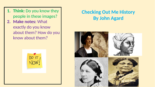 Checking Out Me History GCSE PPT | Teaching Resources Checking Out Me History GCSE PPT | Teaching Resources
