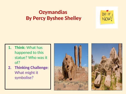 Ozymandias GCSE PPT | Teaching Resources