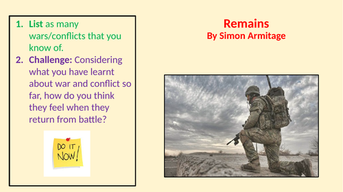 Remains GCSE PPT | Teaching Resources