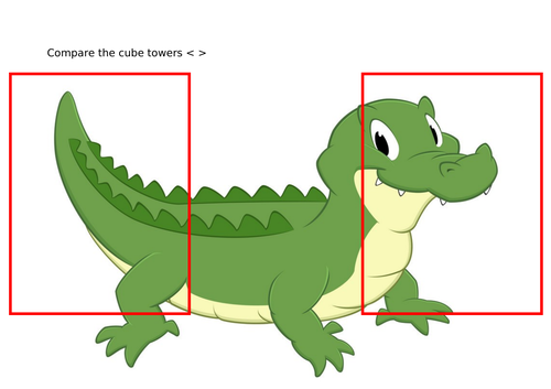 Compare cube towers | Teaching Resources