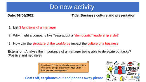 BTEC L3 Business - Unit 6 lessons (Complete Learning aim A and B ...