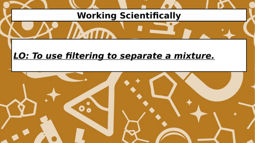 Separating Mixtures Experiment | Teaching Resources