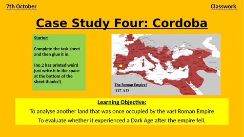 After Rome fell was there a Dark Age? Lesson 05 | Teaching Resources