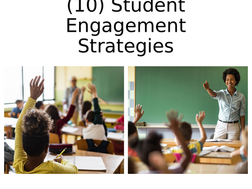 10 Student Engagement Strategies PowerPoint | Teaching Resources 10 Student Engagement Strategies PowerPoint | Teaching Resources