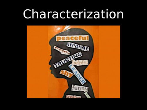 Characterization PowerPoint Lesson | Teaching Resources