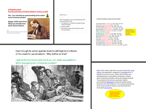 A Christmas Carol full teaching GCSE unit | Teaching Resources